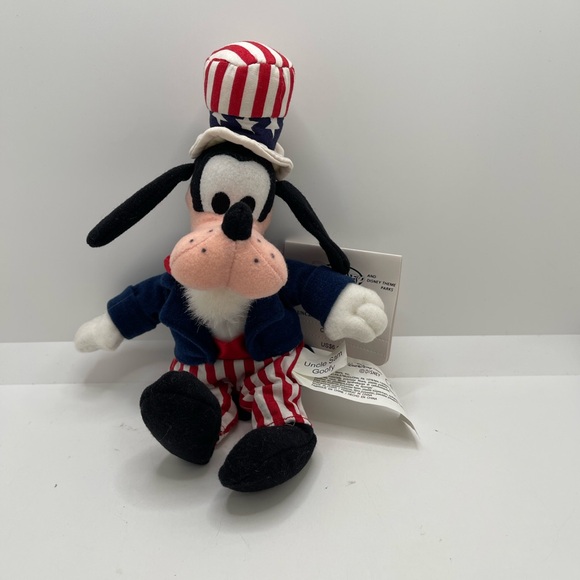 Disney | Toys | Disney Store Uncle Sam Goofy Bean Bag Plush New W Tags ...